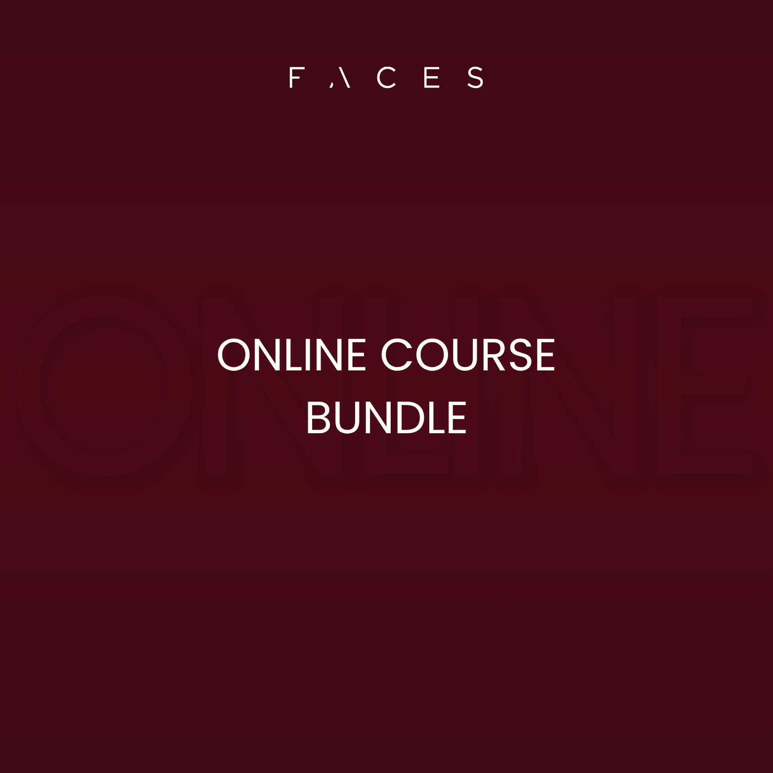 Online Course Bundle – FACES Aesthetics and Training